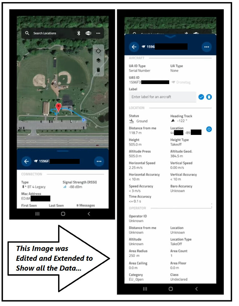How Discrete is your Drone Flying with RID Drone Tracking App ...